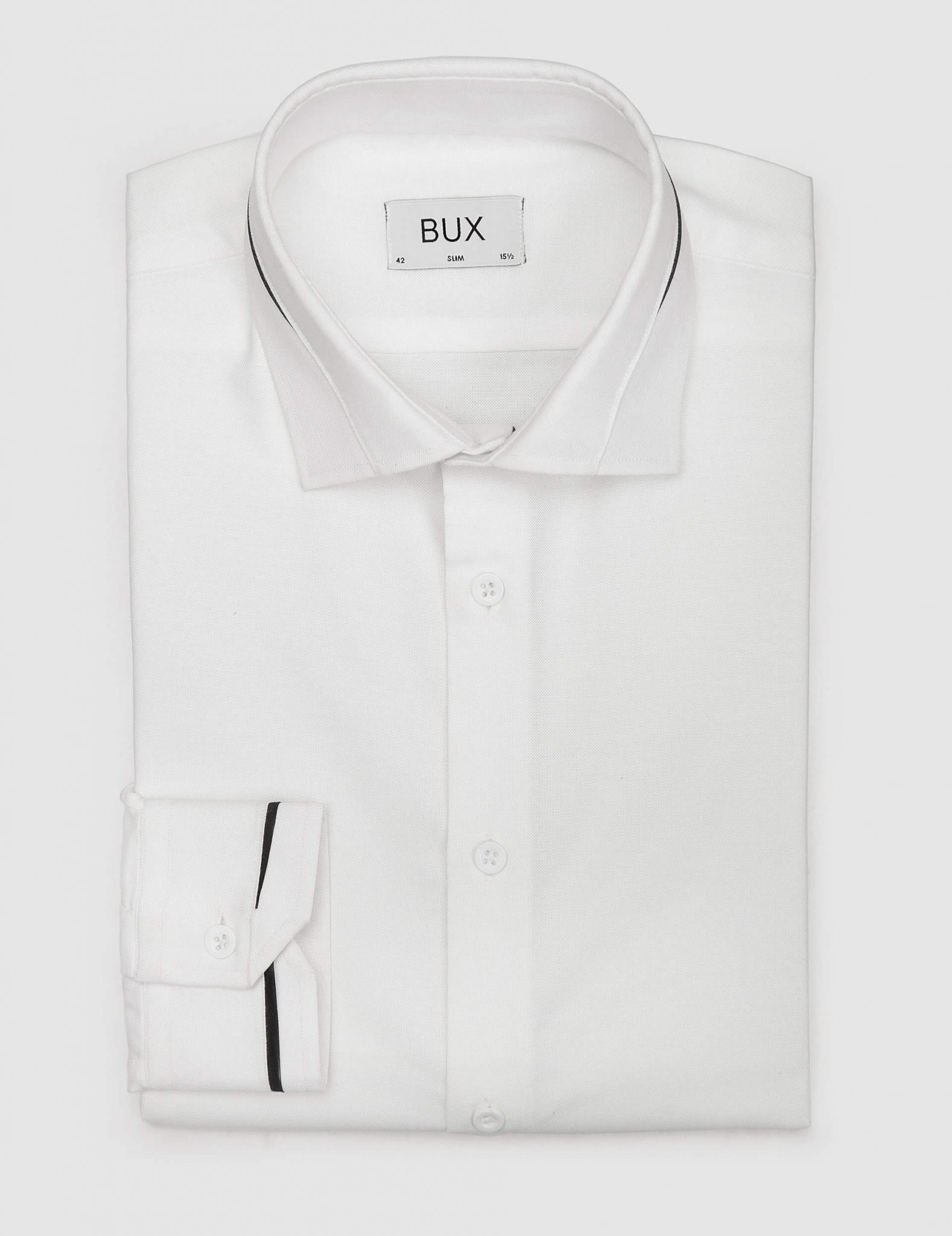 Wing Collar Evening Shirt - Buxstyle | Jacquard Cotton