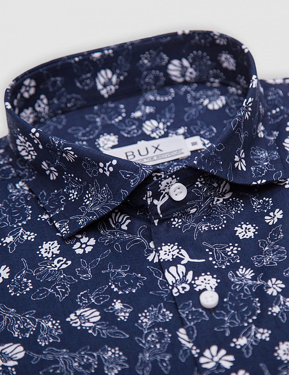 Wing Collar Evening Shirt - Buxstyle | Jacquard Cotton