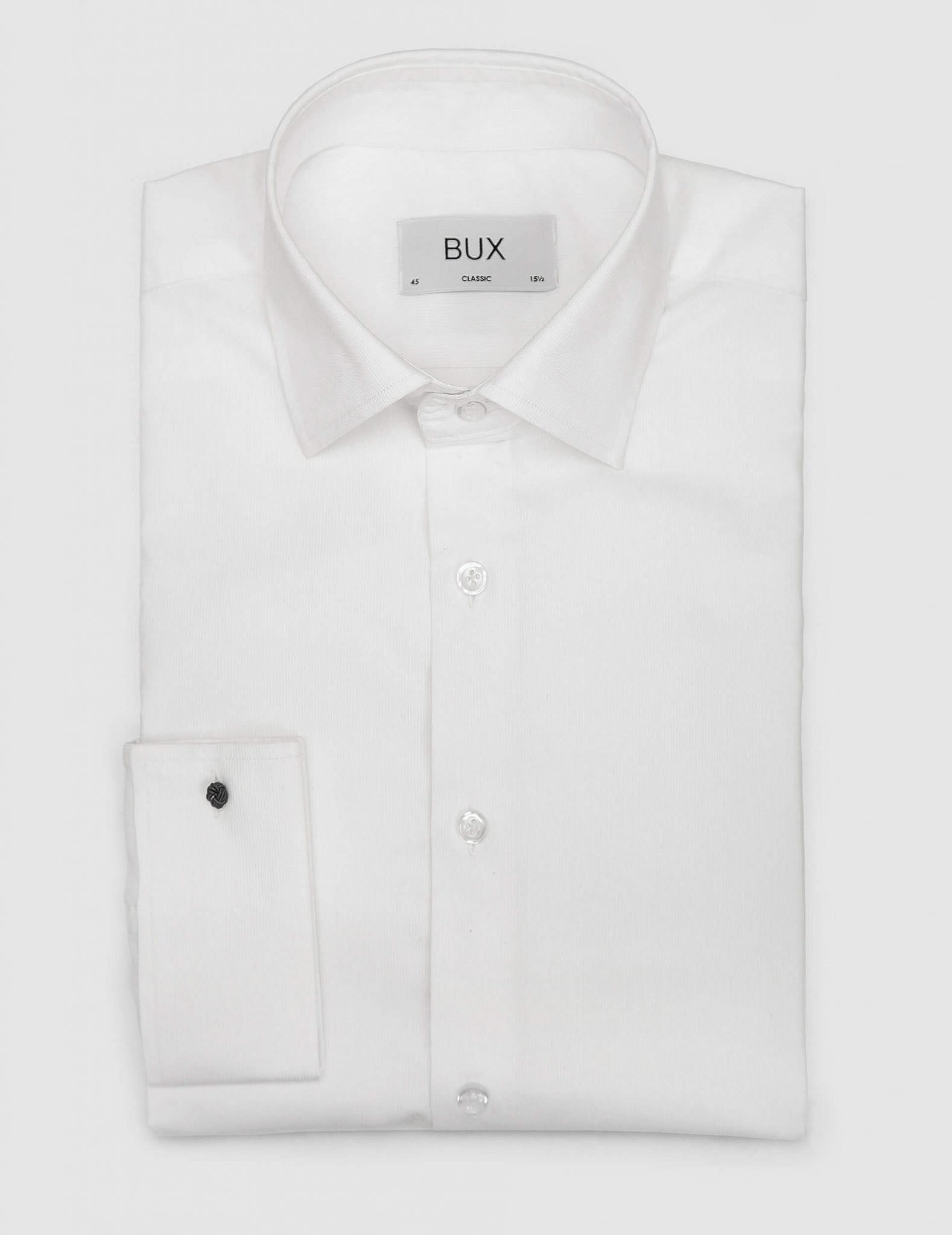 Sky Blue One Piece Collar Shirt | Buxstyle Formal Slim fit